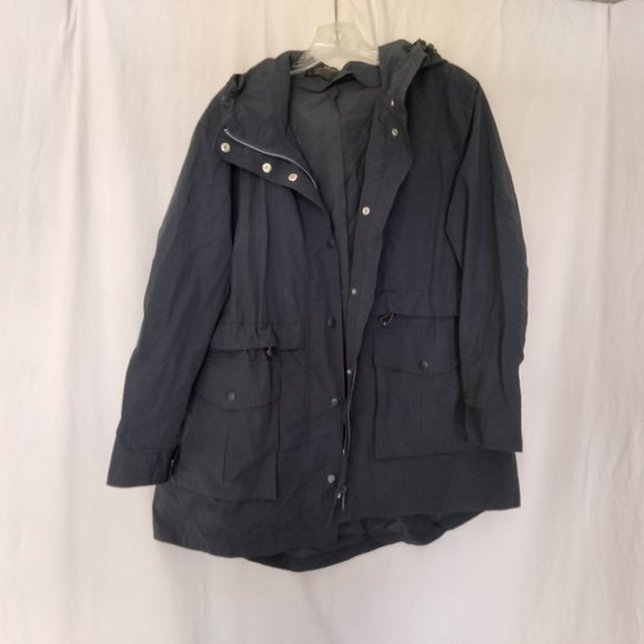 J. Crew | Jackets & Coats | J Crew Womens Trench Coat Navy Blue ...